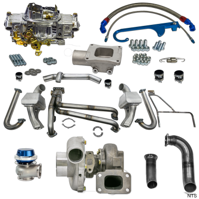 Holley Turbo Aluminum 4" Intake Manifold Fabbed - Ron Lummus Racing