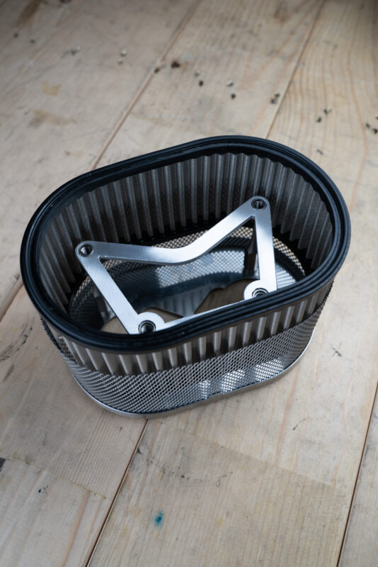 CLASSIC STYLE OVAL MESH AIR CLEANER FOR KADRON - Ron Lummus Racing